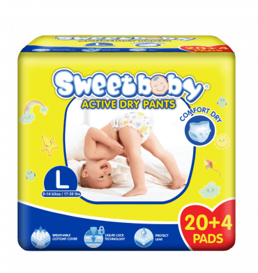 Sweet Baby Active Dry Pants Large 20 4 Pads Sweet Baby